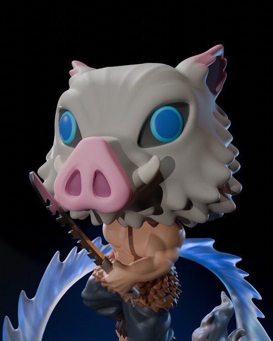 Custom Inosuke Pop - Etsy