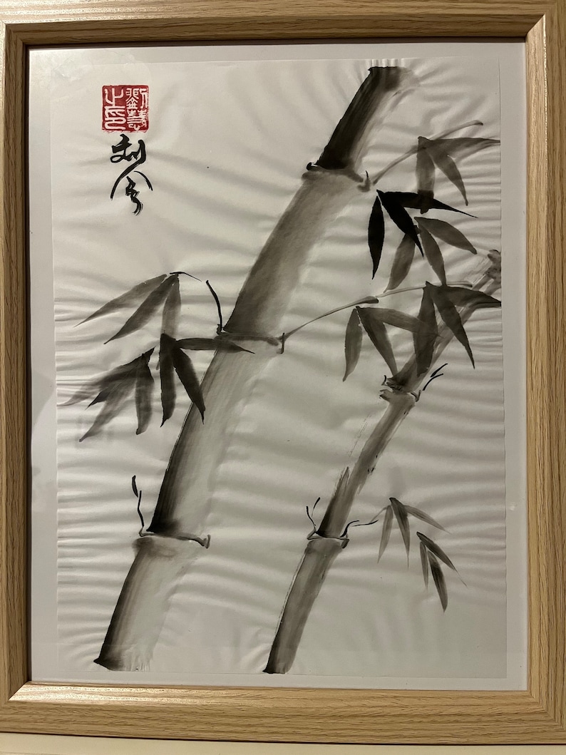 Original Sumi Ink Art on Rice Paper - Etsy