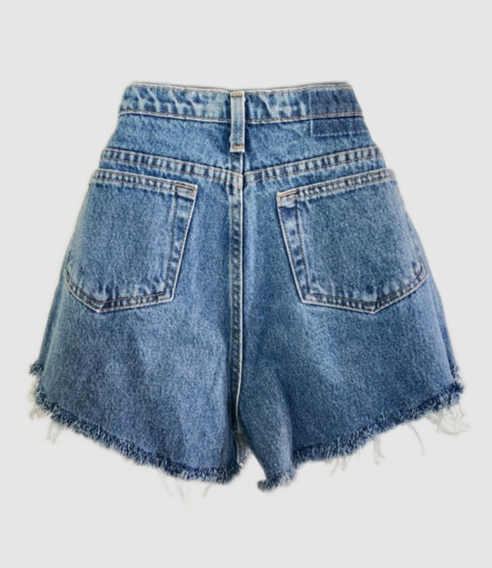 Vintage 2000s Faded Glory Union Jack British Flag Denim Frayed Jean ...
