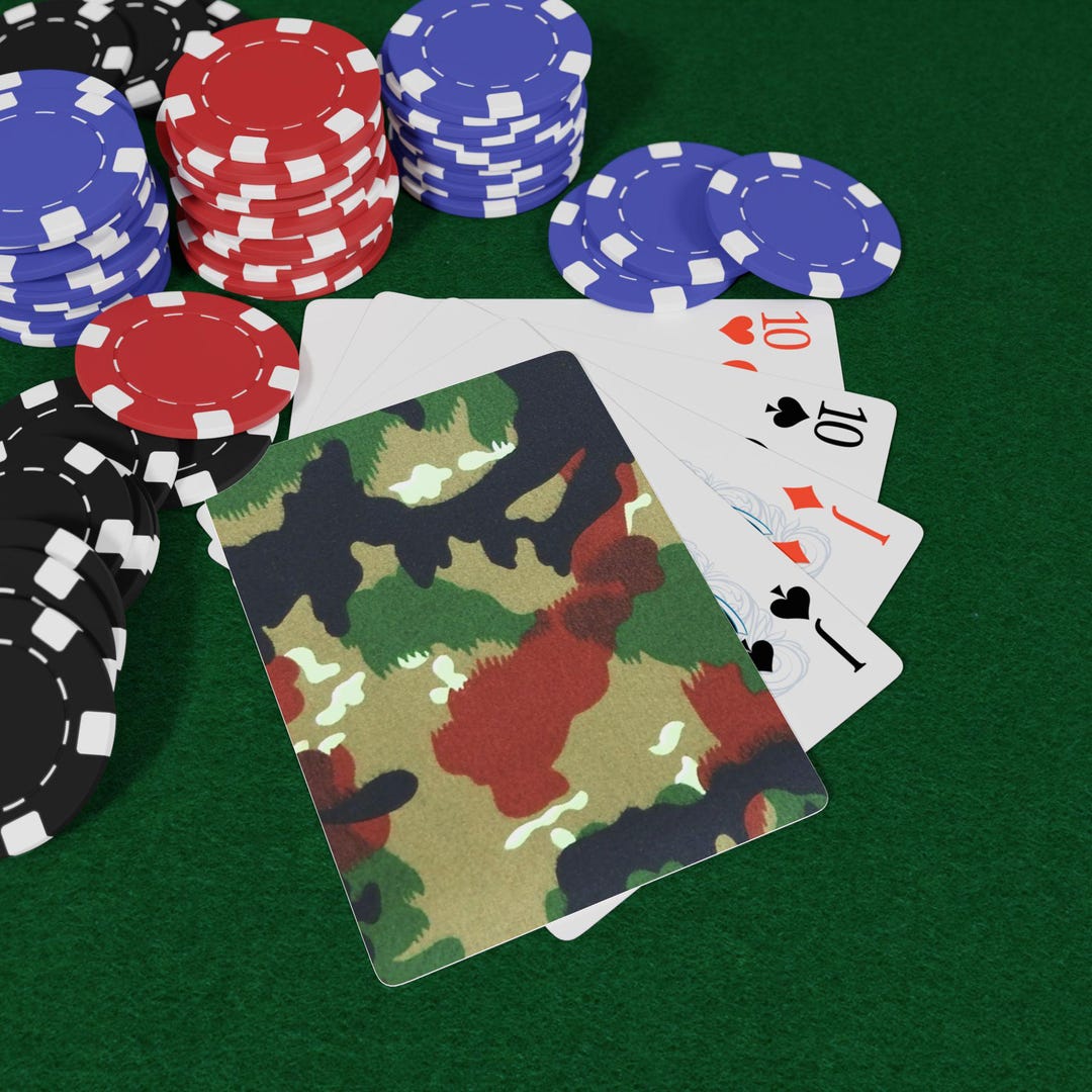 Alpenflage Camouflage Playing Cards, Military Camo Deck for Poker, Card ...