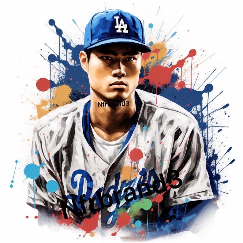 Shohei Ohtani Color Digital Png Instant Download and Ready to Print - Etsy