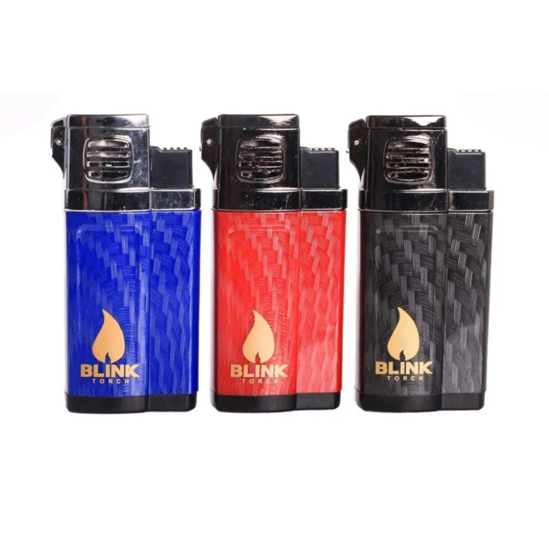 Blink Triad Torch Lighter Triple Jet Flame, Durable Metal Construction, Sleek Design - Etsy