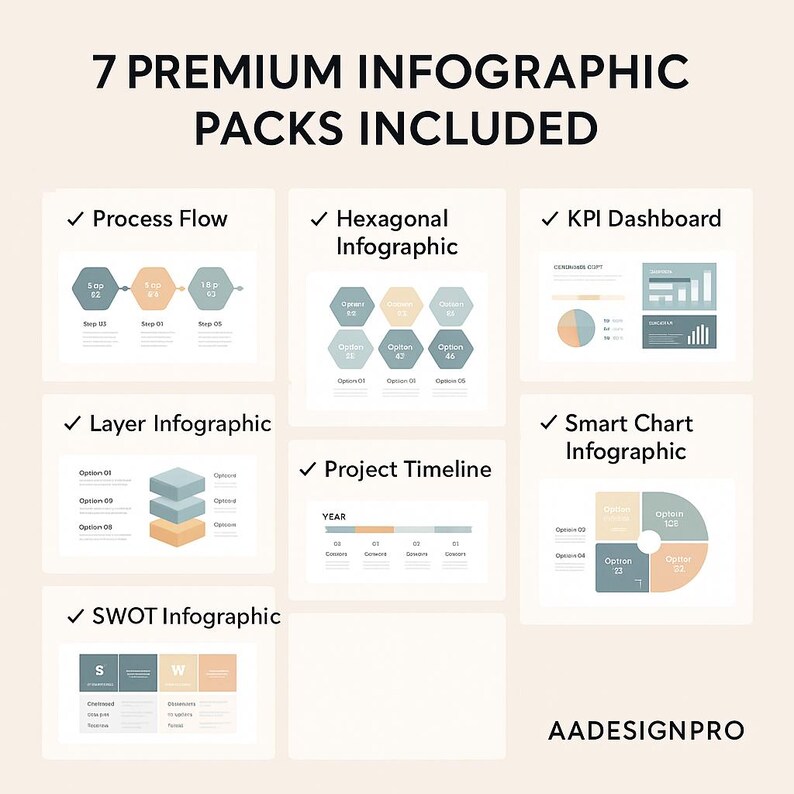 3500+ Editable Infographic Powerpoint Templates: Business & Marketing ...