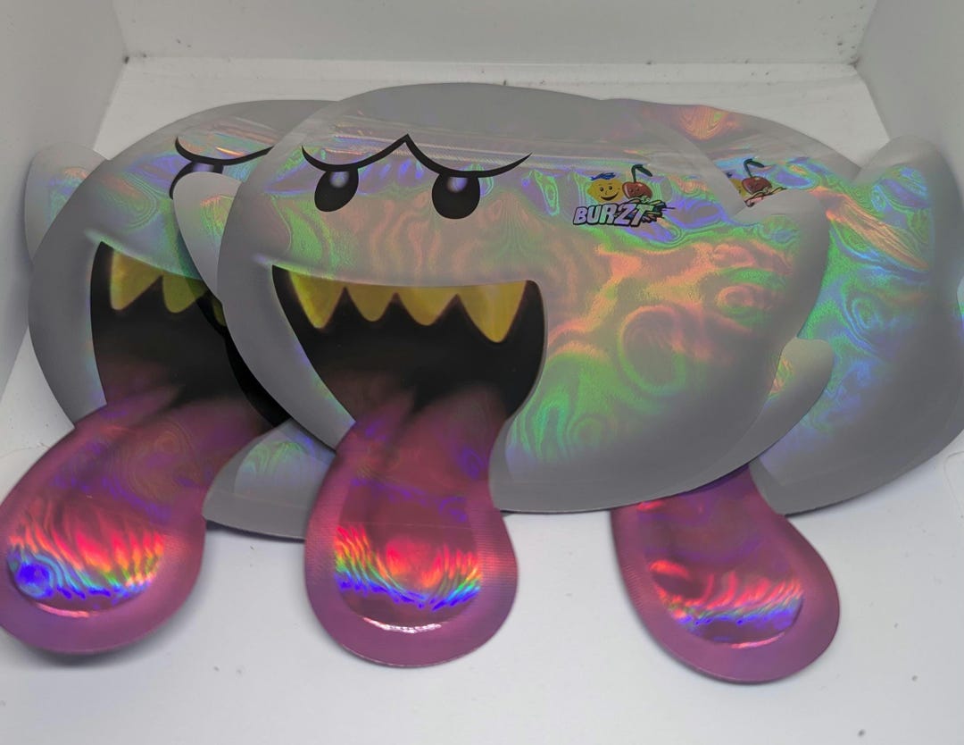 3D Ghost Boo Smell Proof Mylar Design Storage Bag 3.5g 7g 10g 5 X 6 - Etsy