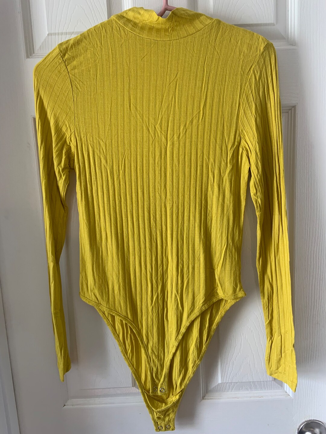 Vintage Primark Yellow Long Sleeve Bodysuit, Size 6 - Etsy