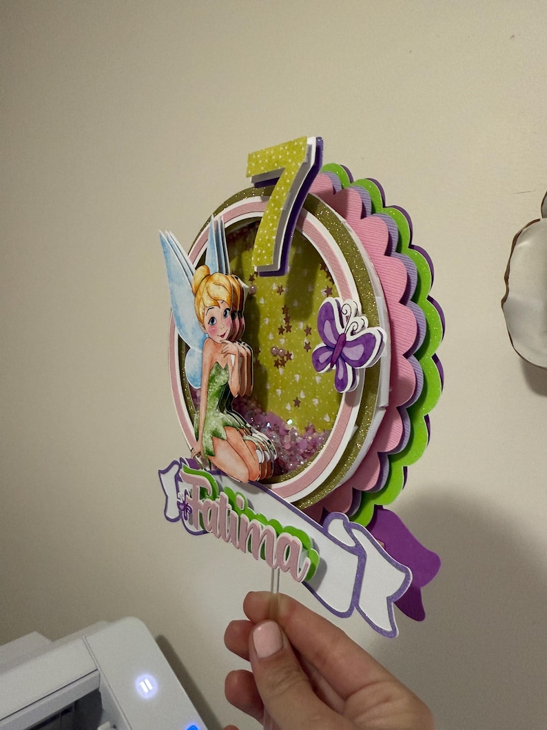 Tinker Bell Cake Topper: Handmade Birthday Party Decor - Etsy