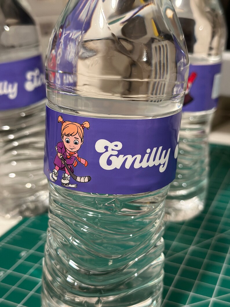 INSIDE OUT Water Label set of 4 Inside Out Sticker Inside Beverage ...