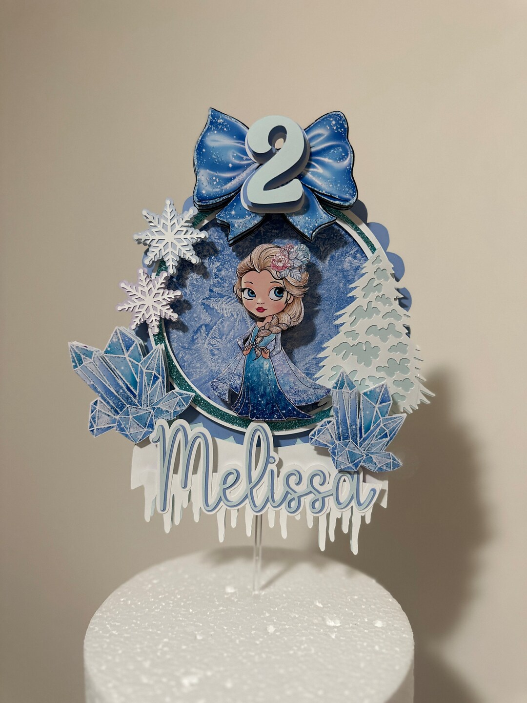 Frozen Cake Topper Frozen Birthday Frozen Birthday Invitation Frozen ...