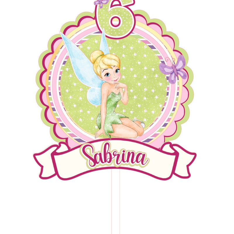 Tinkerbell Cake Toppers - Etsy