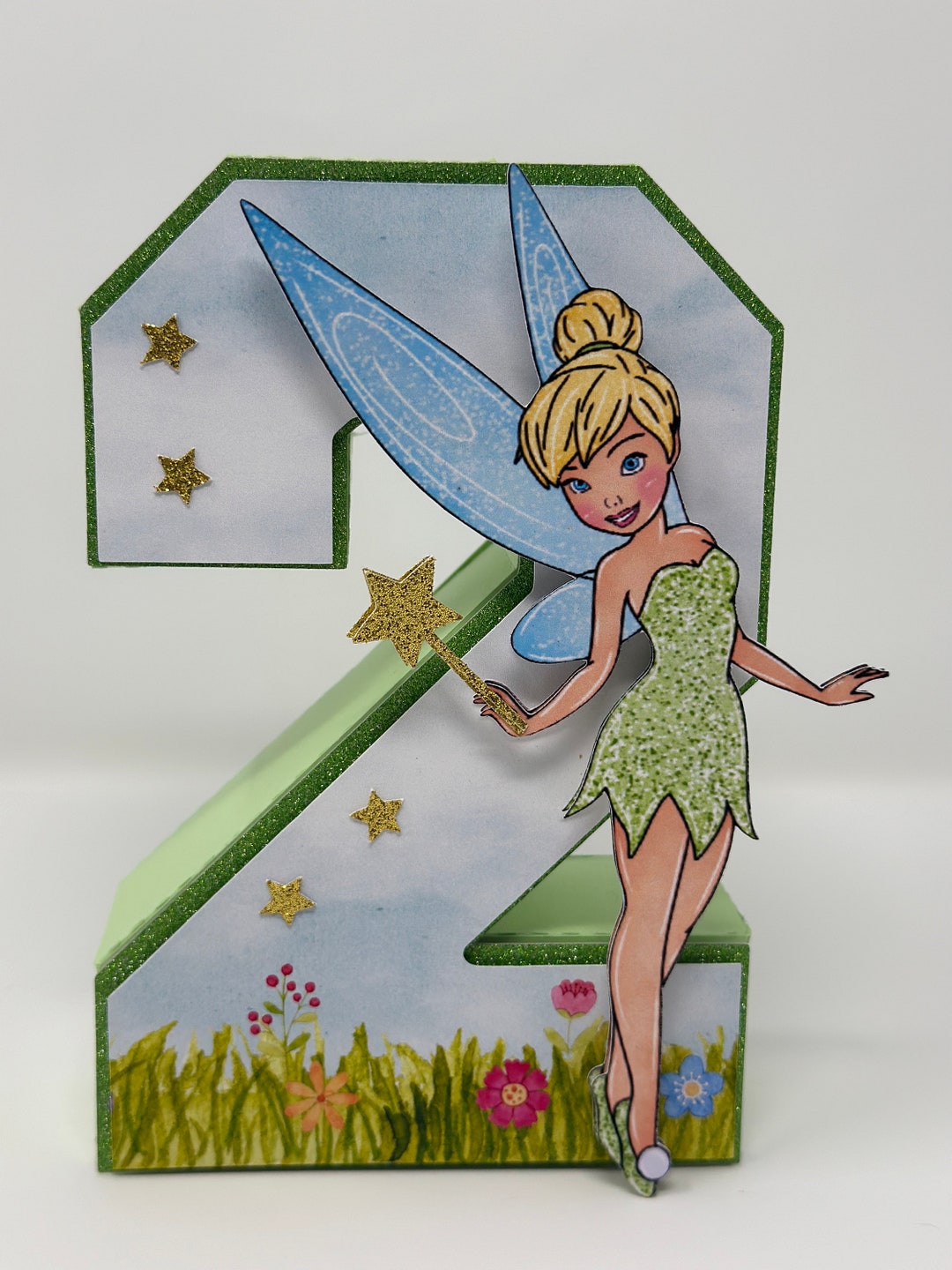 Tinker Bell 3D Number Centerpiece: Birthday Party Decor - Etsy