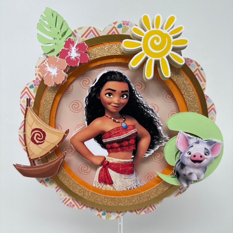 Moana Cake Topper - Etsy