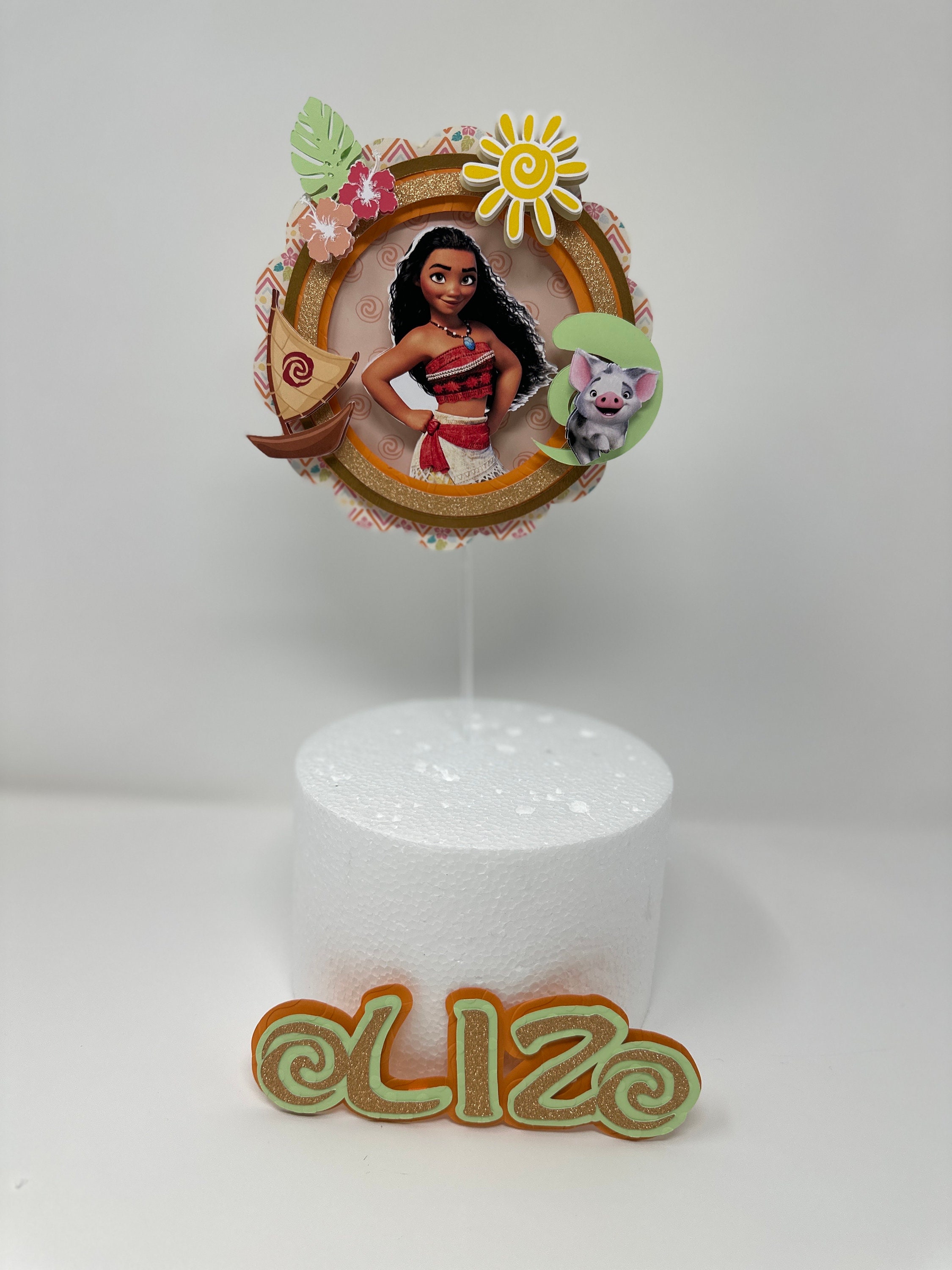 Moana Cake Topper Moana Party Moana Birthday Moana Invitation - Etsy