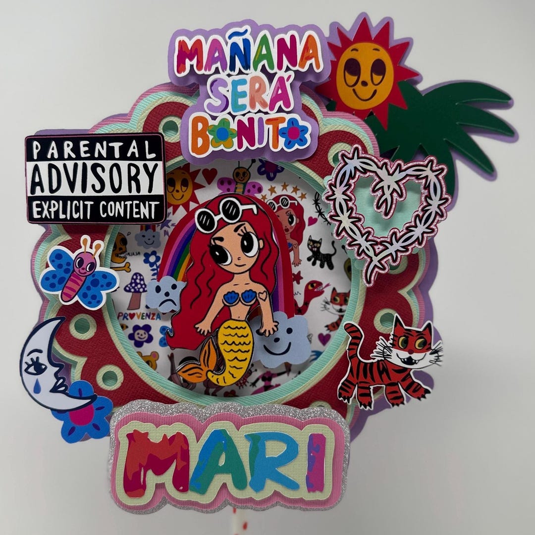 Manaña Será Bonito Cake Topper Karol G Cake Topper Karol G Bichota Cake ...
