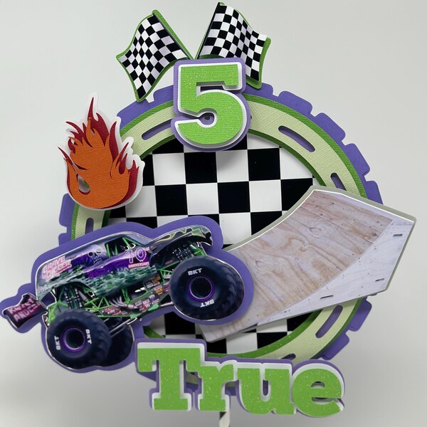 Monster Truck Cake Topper - Etsy