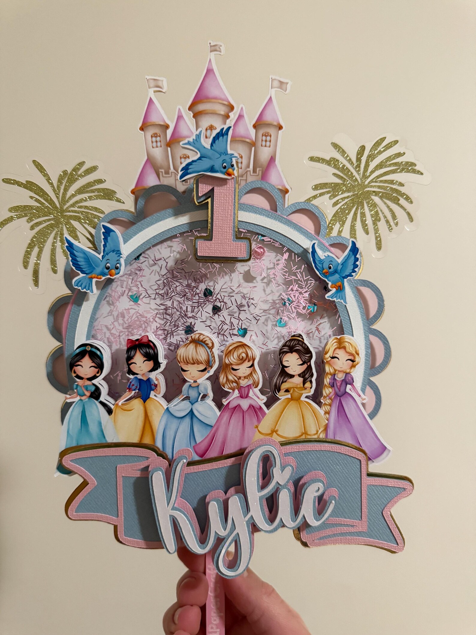 Princess Cake Topper - Princess Party Decor - Princess Birthday - Etsy