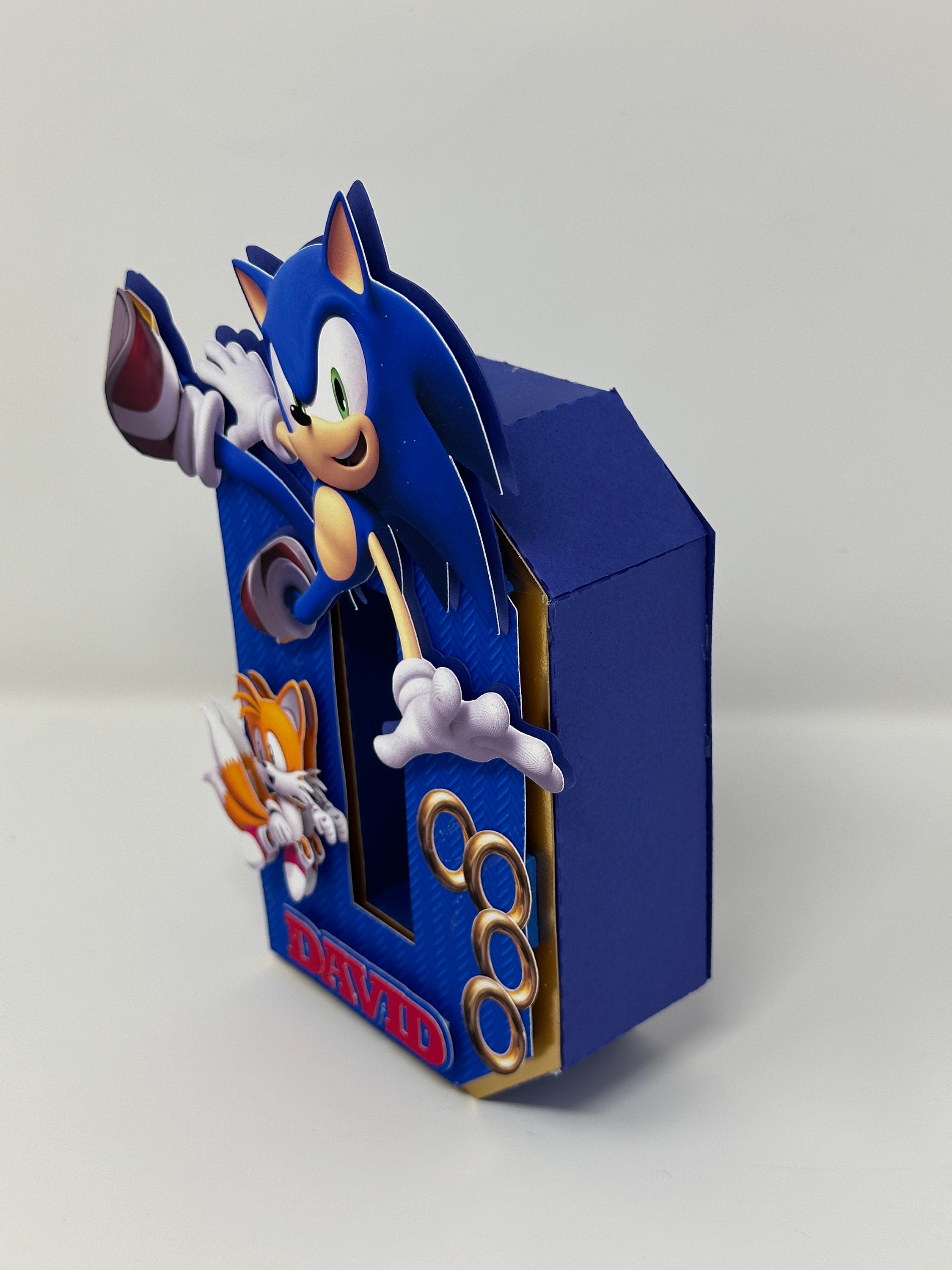 Sonic 3D Letter Sonic Centerpiece Sonic Letter Sonic 3D Number Sonic ...