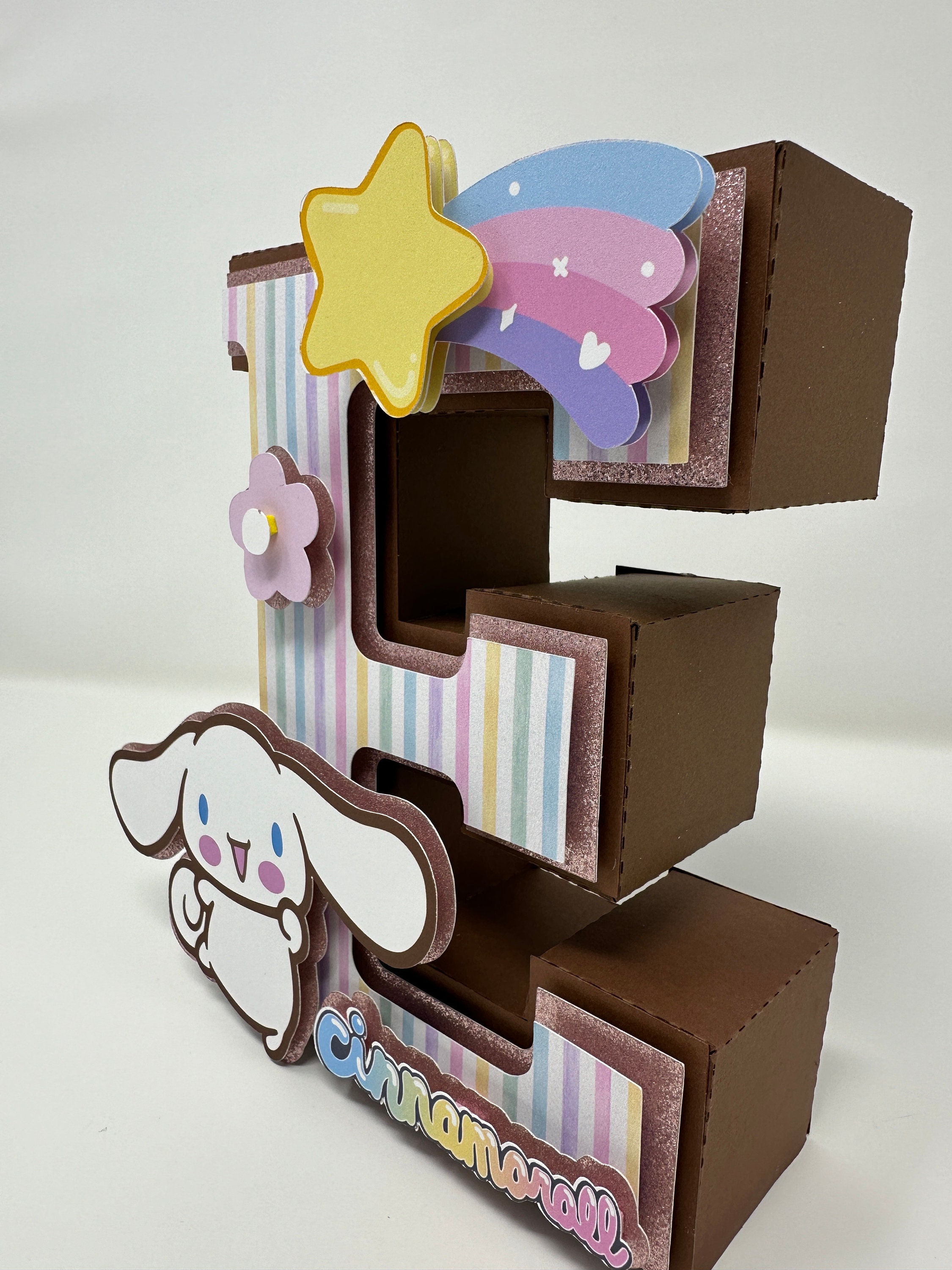 Cinnamoroll 3D Letter Cinnamoroll Centerpiece Cinnamoroll Party Decor ...