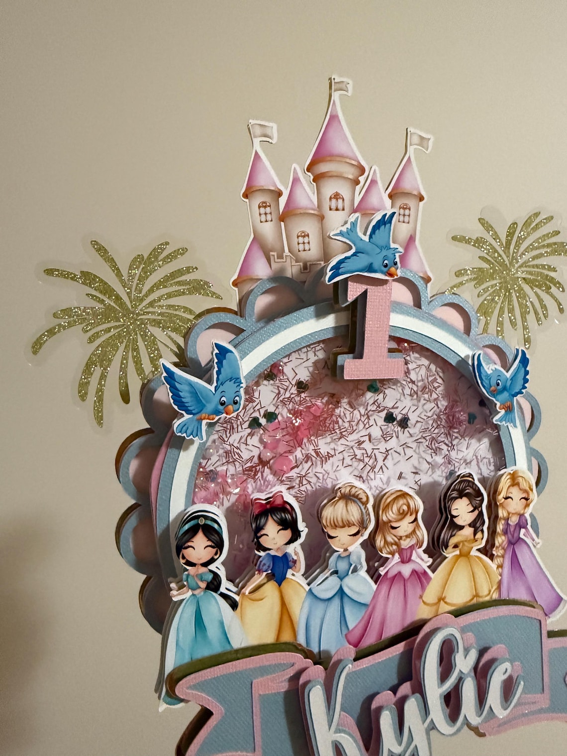 Princess Cake Topper - Princess Party Decor - Princess Birthday - Etsy