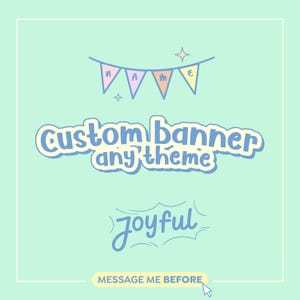 Custom 3D Banner - Etsy