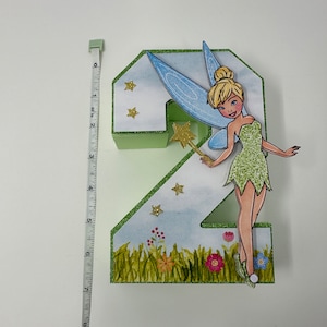 Tinker Bell 3D Number Centerpiece: Birthday Party Decor - Etsy