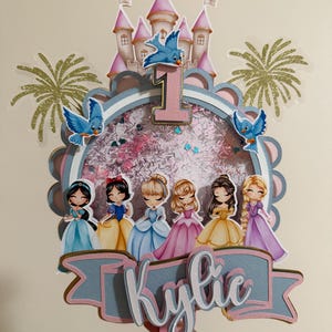 Princess Cake Topper - Princess Party Decor - Princess Birthday - Etsy