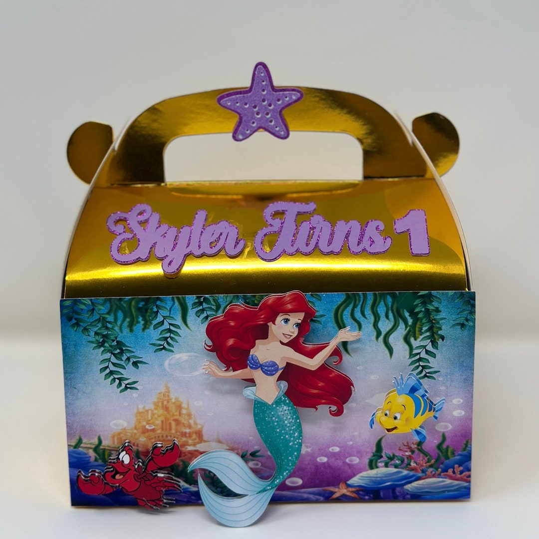 Little Mermaid Gable Box Little Mermaid Candy Box Little Mermaid Candy ...