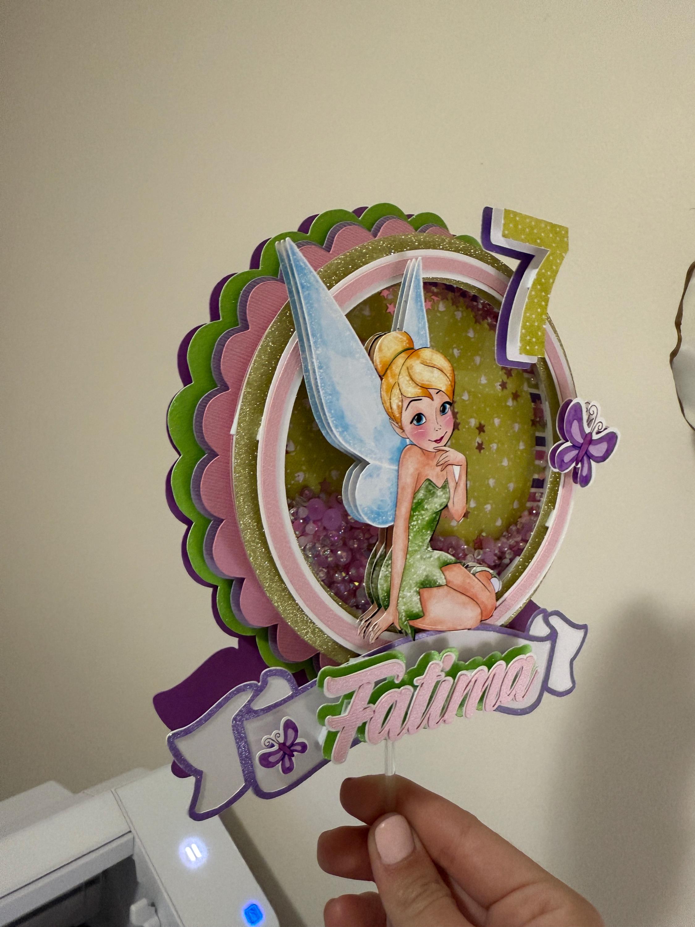 Tinker Bell Cake Topper: Handmade Birthday Party Decor - Etsy