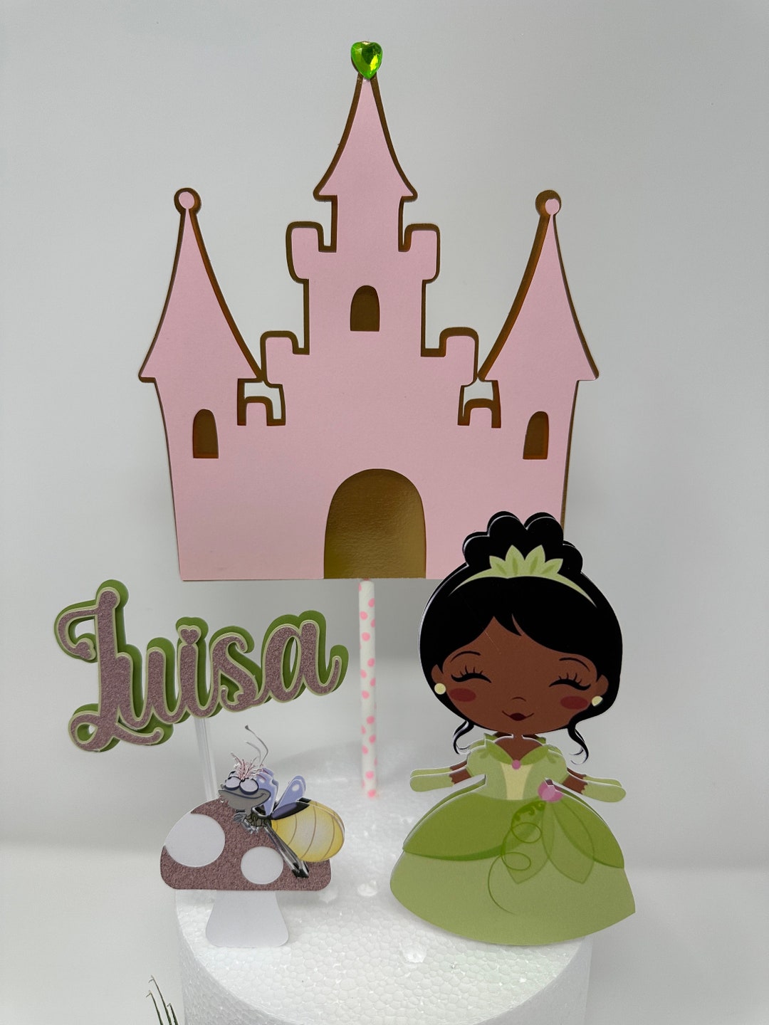 Princess and the Frog Cake Topper Princess Tiana Cake Topper Tiana Cake ...