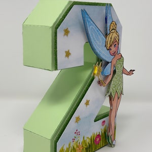 Tinker Bell 3D Number Centerpiece: Birthday Party Decor - Etsy
