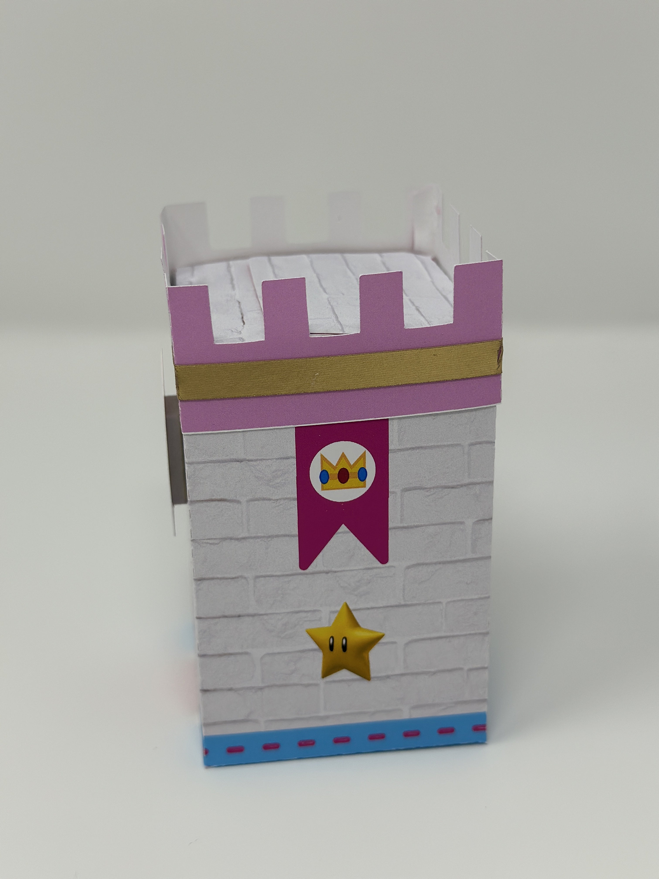 Princess Peach Castle Favor Box Princess Peach Birthday Princess Peach ...