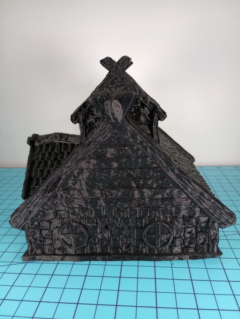 Viking Architecture House 2 - Etsy