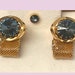 Smart Set-golden and Blue Cufflinks and Tie Tack Set on Original Box - Etsy