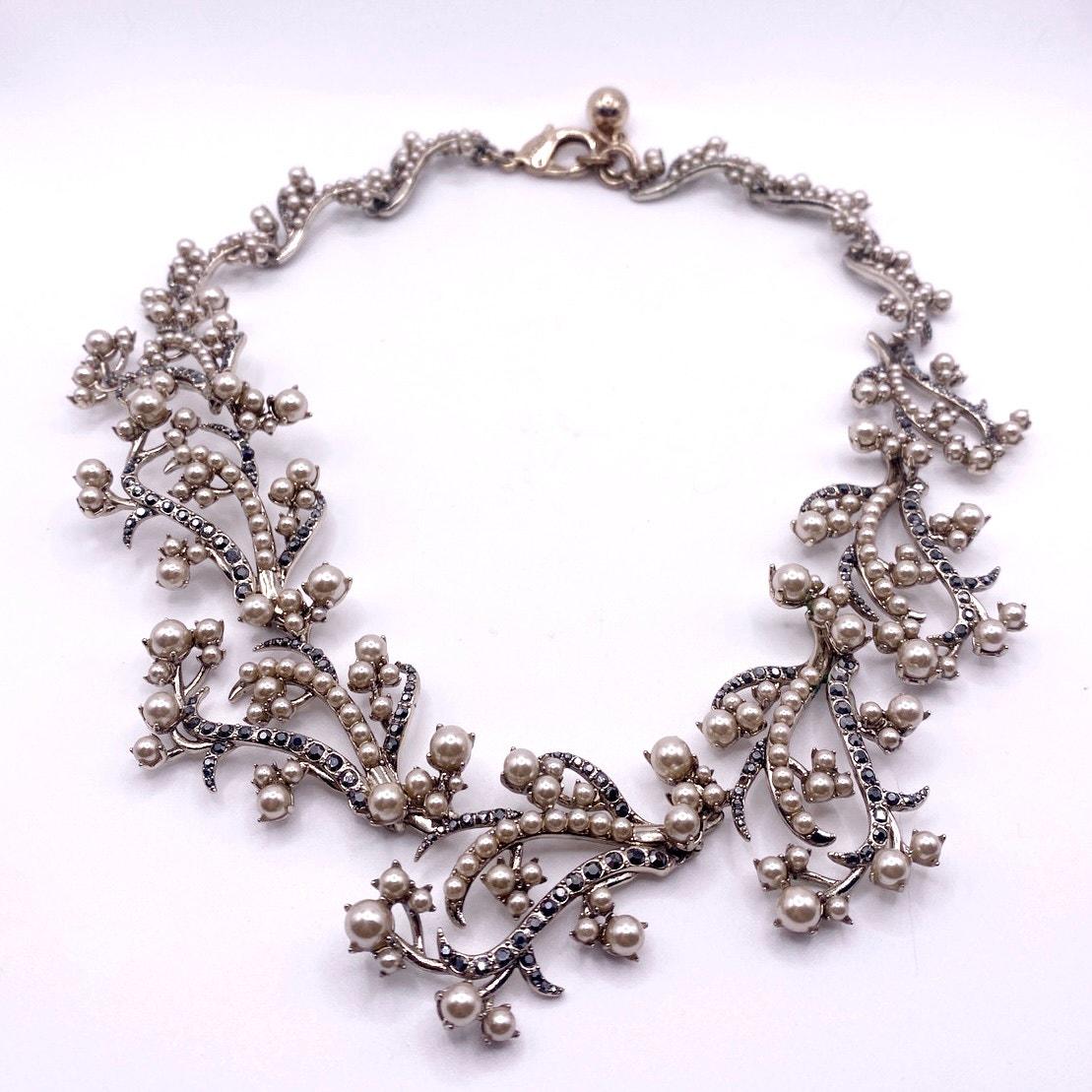 Lulu Frost Pearls and Crystals Necklace - Etsy
