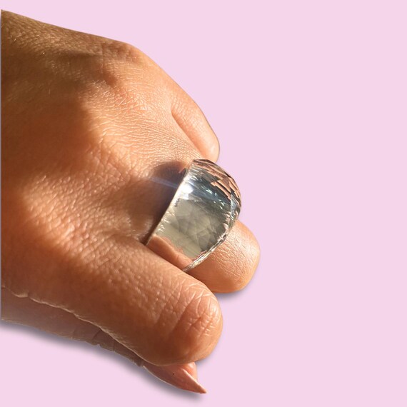 Swarovski Nirvana Ring Crystal Clear and silver Tone … - Gem