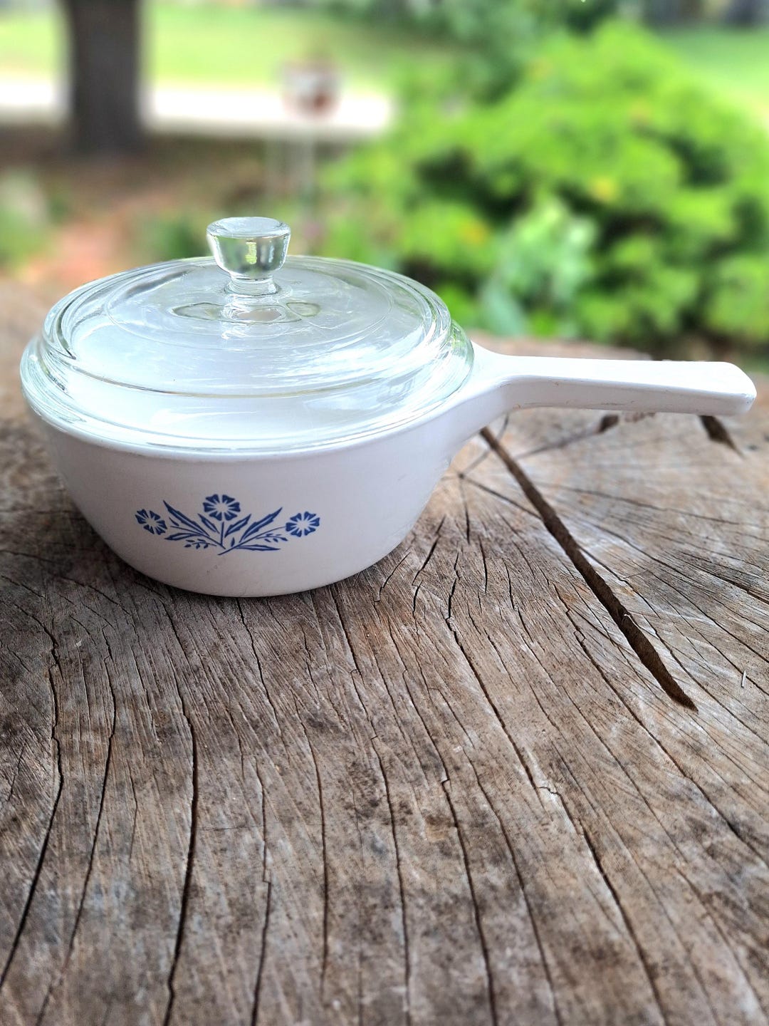 Super Sweet Blue Cornflower Pattern Corning Ware Pot W/ Lid. Model# P ...