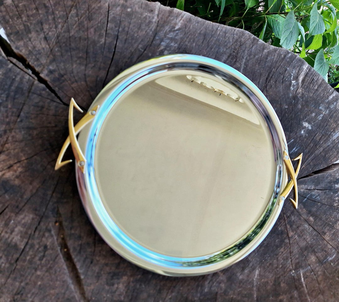 Mid Century Kromex Serving Tray: Chrome or Stainless Steel, Brassy ...