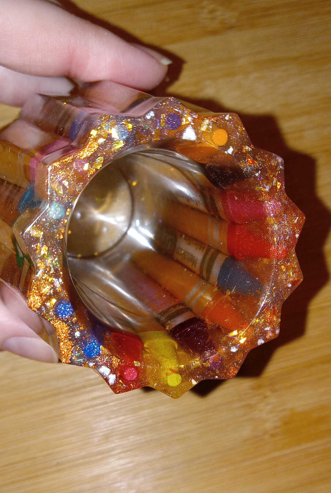 BACK TO SCHOOL Crayola Crayon or Colored Pencil Planter/vase/pencil ...