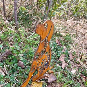 Customizable Labrador Memorial Garden Stake, Rustic Dog Tribute ...