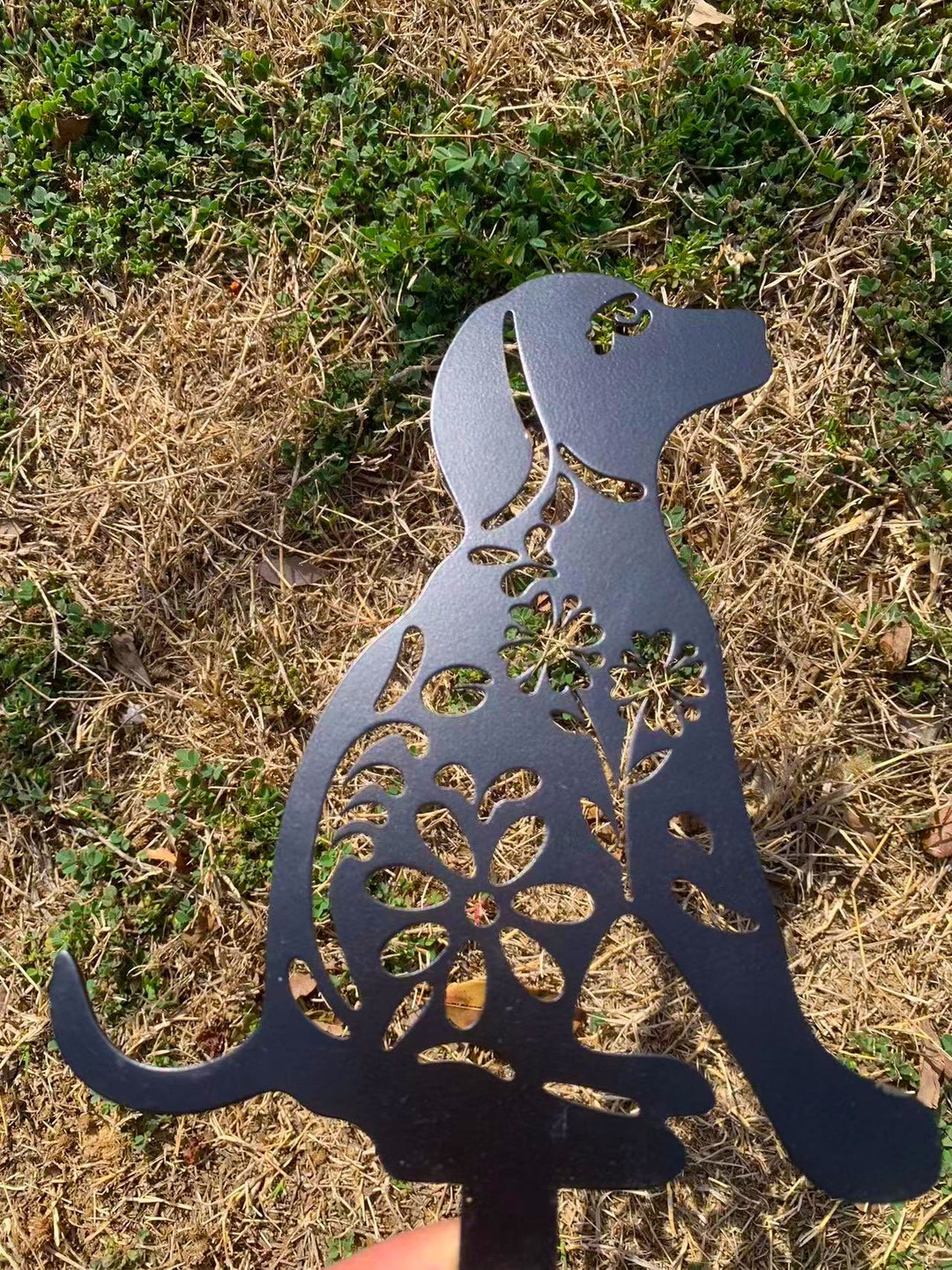 Whimsical Metal Dog Stake Perfect Decor for Dog Lovers' Gardens, Pet ...