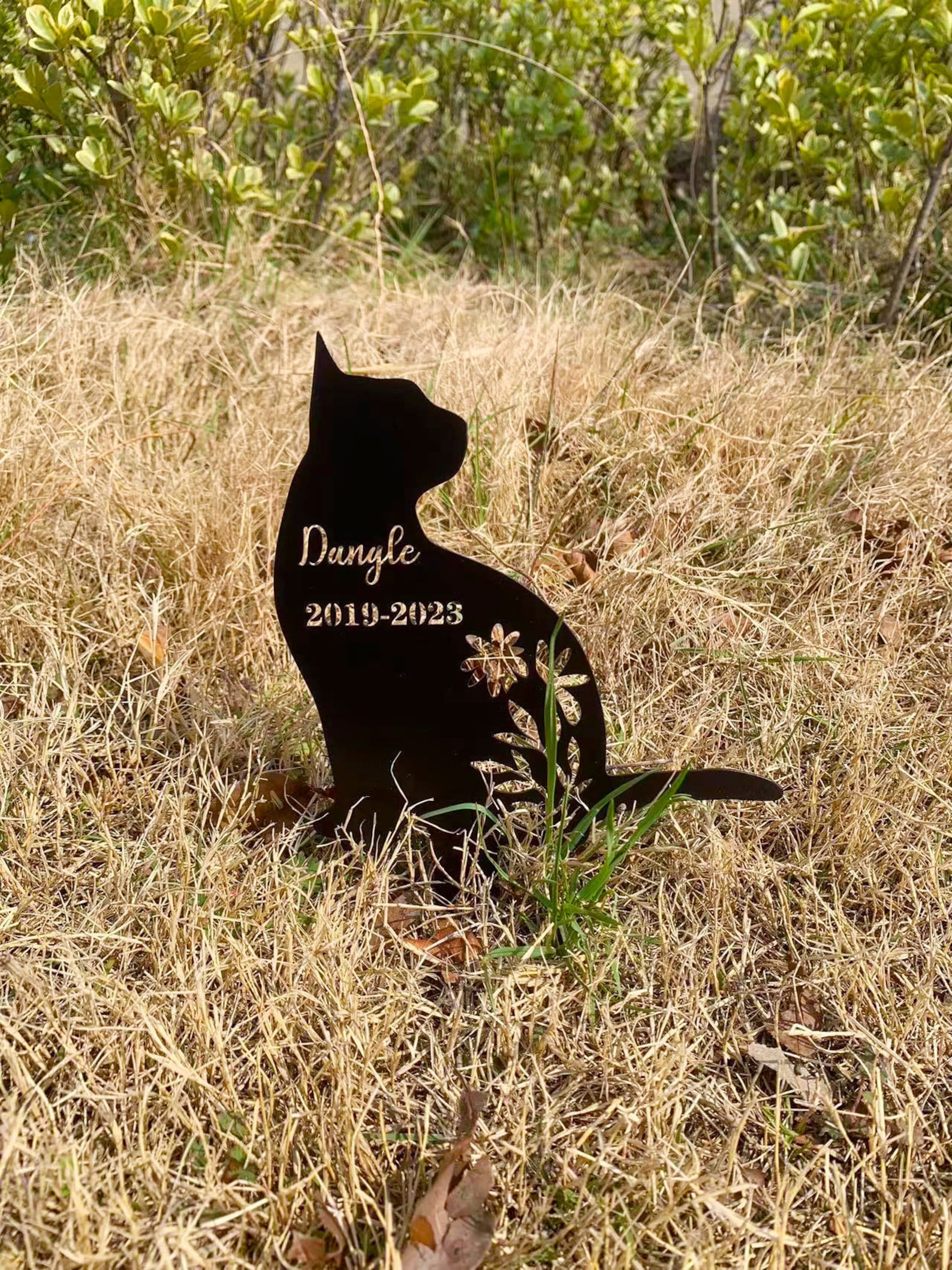 Cat Houses Cat Memorial Stone - Cat Garden Tomstone - Cat Grave Marker ...