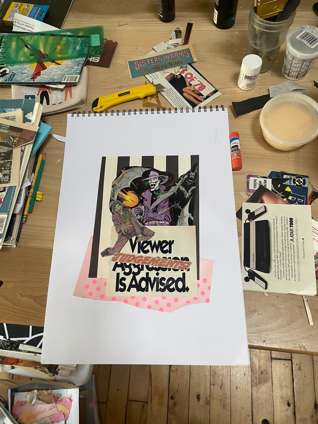 ORIGINAL Collage / Comic Book Series - Etsy