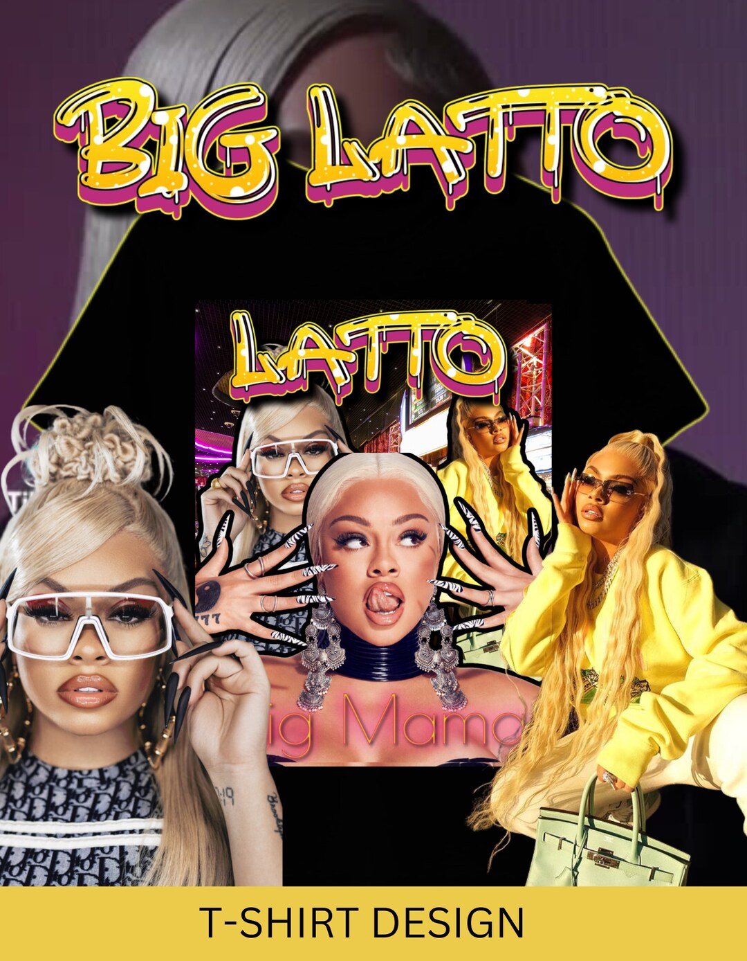 Big Latto T Shirt Design|latto T Shirt Design|latto Shirt Design ...