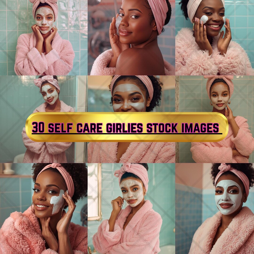 30 Self Care Girlies Stock Images | Pink Robe Aesthetic - Etsy