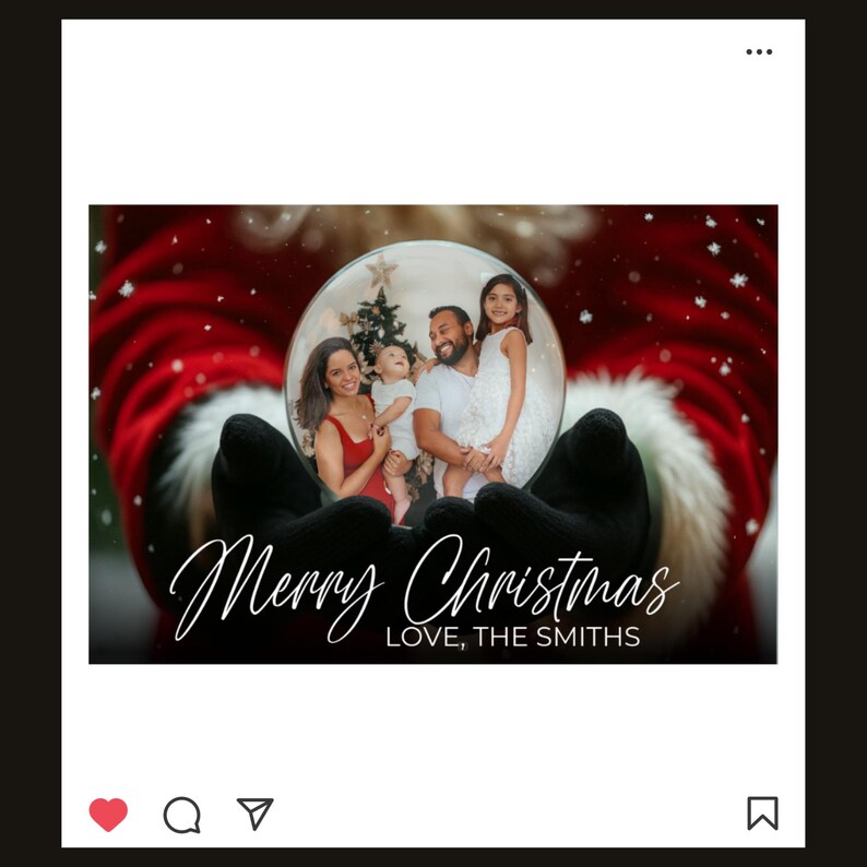 Drag & Drop Christmas Card Template | Editable in Canva Pro ...