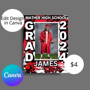 Graduation Flyer Graduation Flyer Editable Graduation Invitation Flyer ...