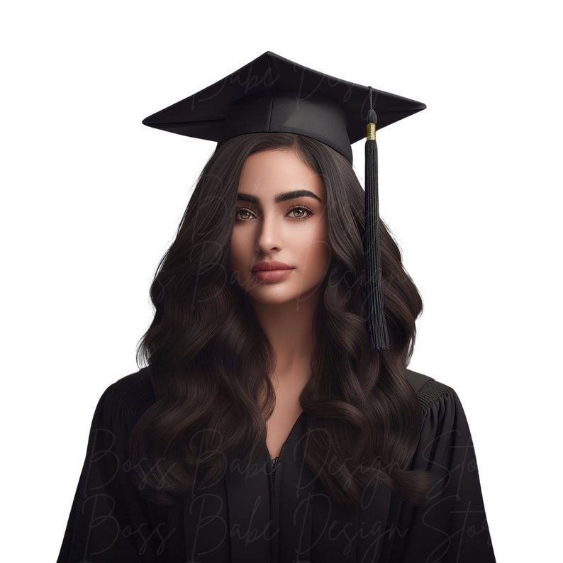 5 A.I. Mediterranean Female Graduation Stock Model High Resolution PNG ...