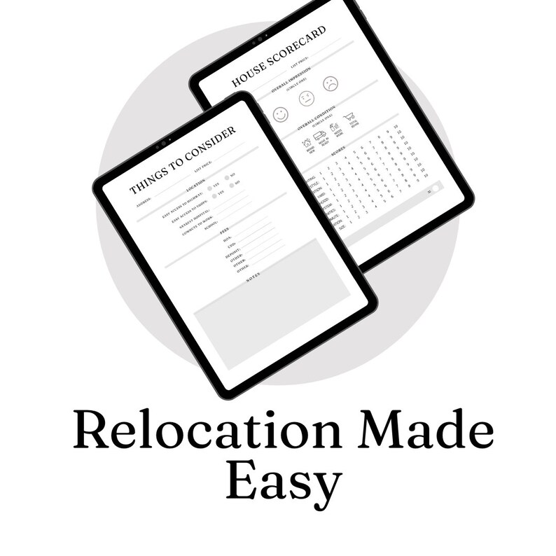 Relocation Checklist Printable|moving Planner|relocation Guide ...