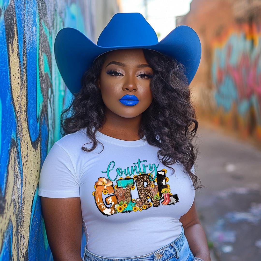Country Girl Png|sublimation Design|western Png|retro Png|t-shirt ...