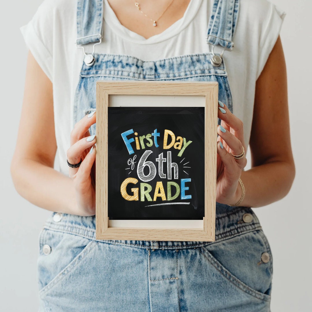 1st Day of 6th Grade Pngback to School Png1st Day of School Pngschool ...