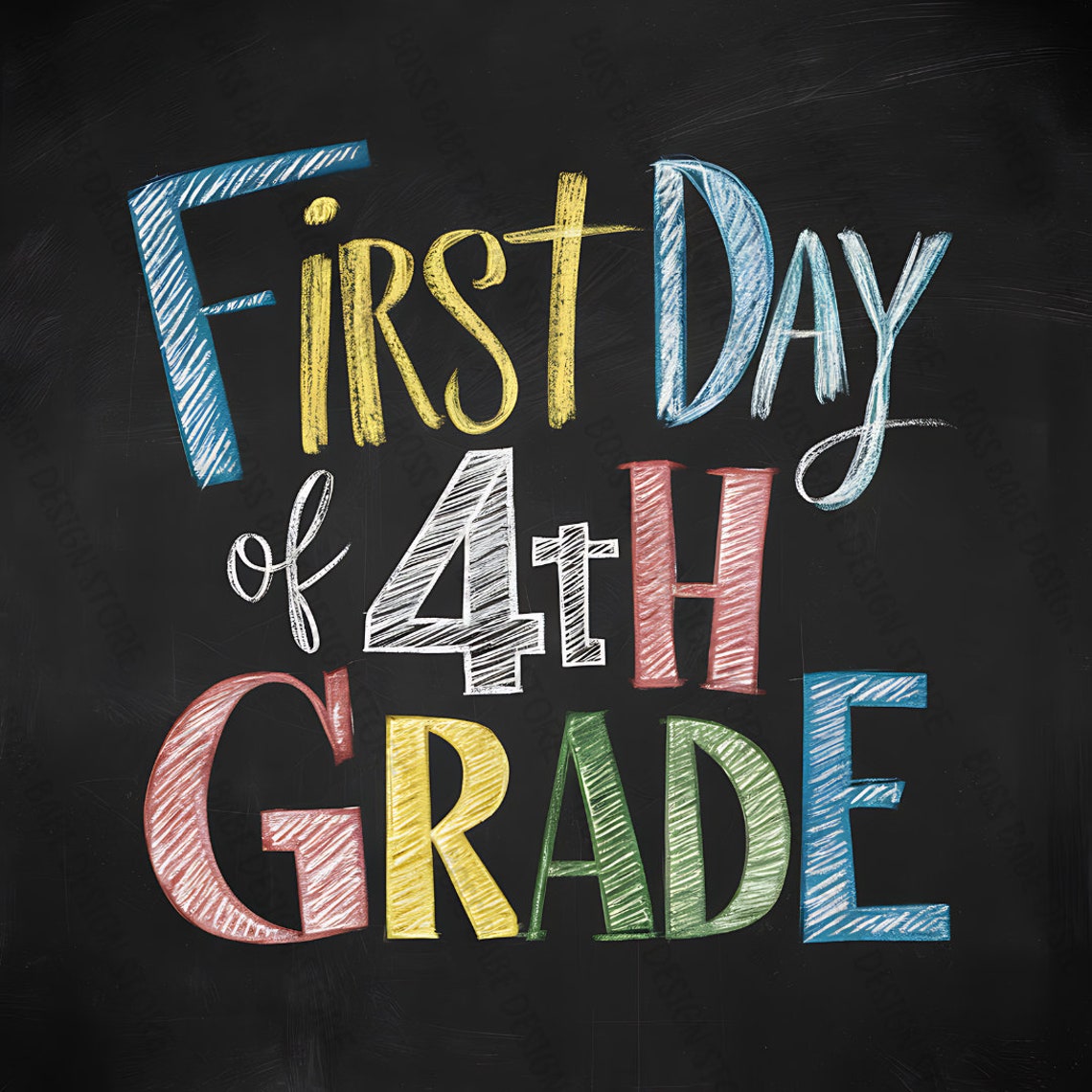 1st Day of 4th Grade Pngback to School Png1st Day of School Pngschool ...